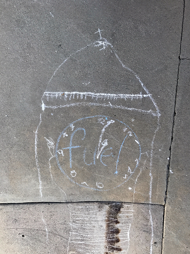 Big Ben in Chalk | Brotherly Love
