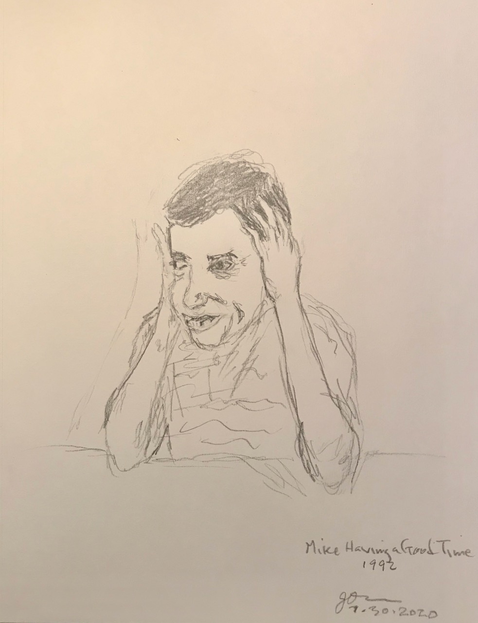 Mike Sketch Series: Mike Having a Good Time 1992 | Brotherly Love