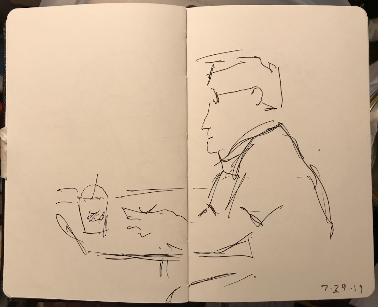 Sketch Book Series: Blind Drawing – Quietly Rehearsing for an Interview ...