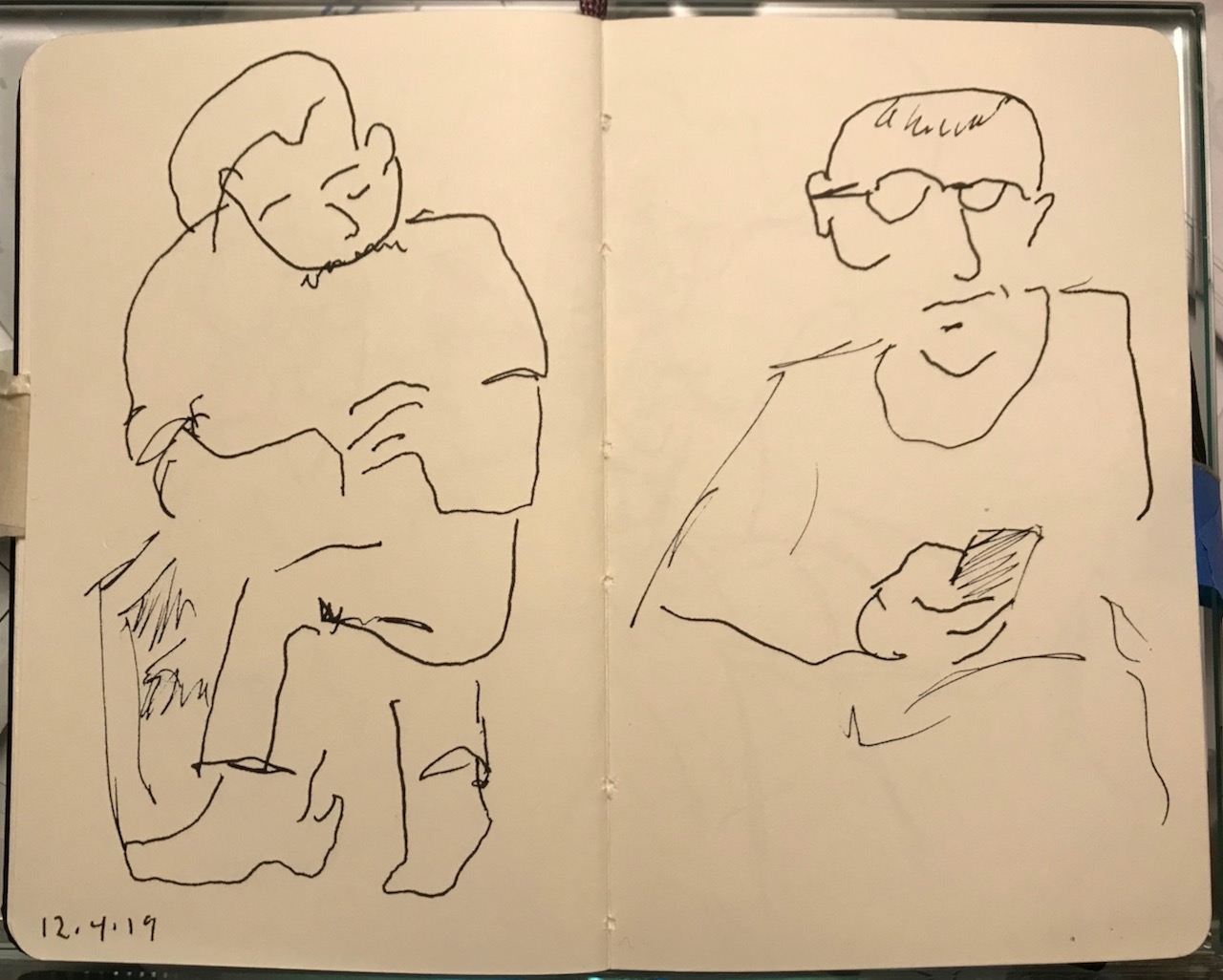 Sketch Book Series: Blind Drawing – Portraits of Relaxation (2019 ...