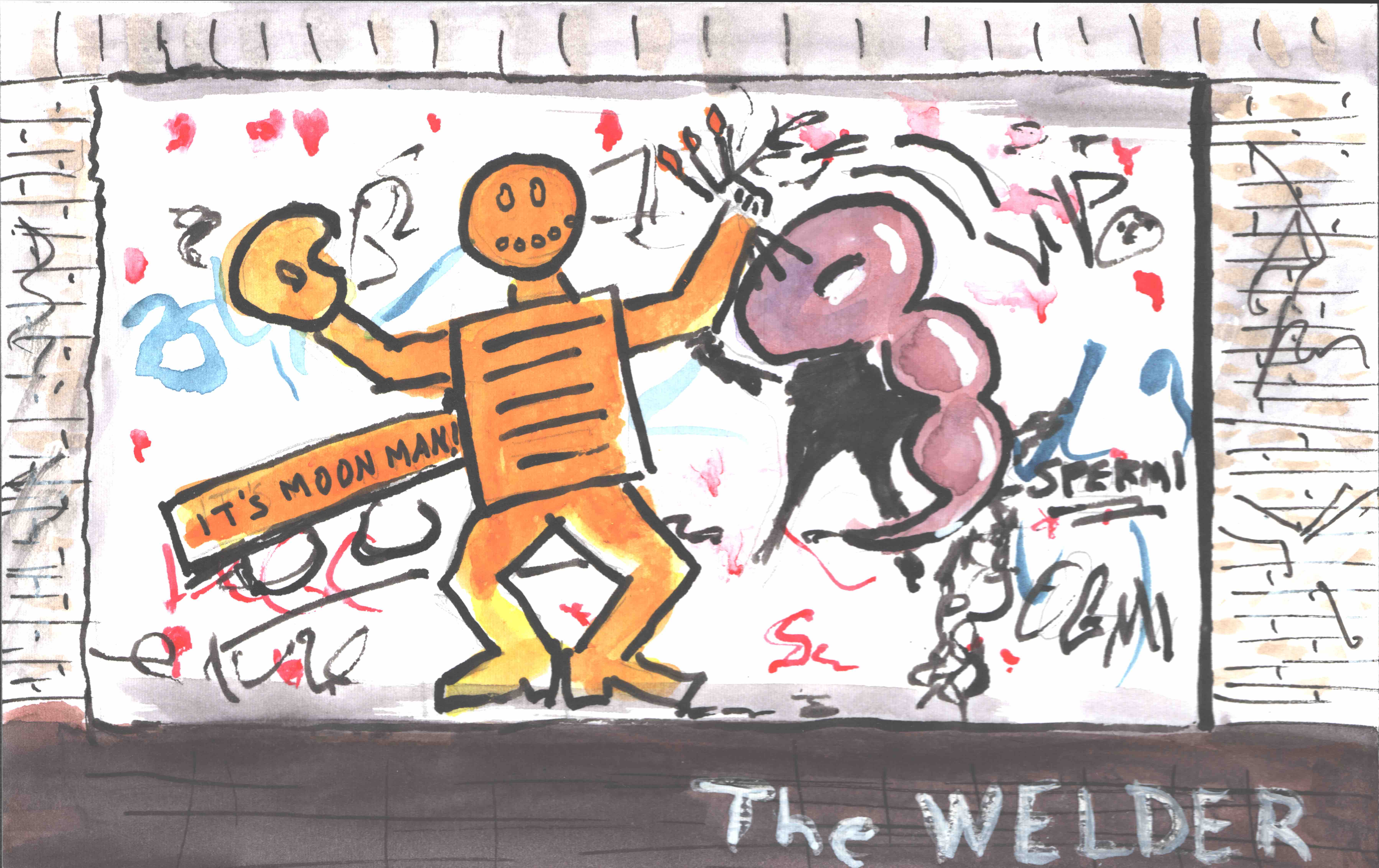 The Welder Graffiti NYC (2015) | Brotherly Love