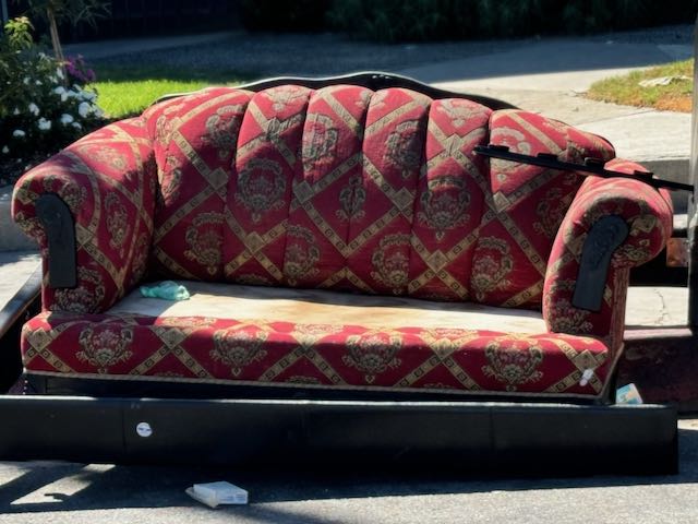 Street Photography: Street Couch - No Cushion, LA 2024