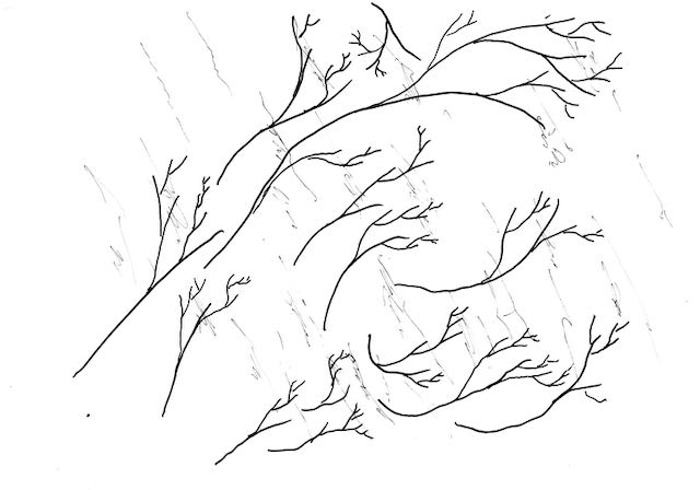 Pen and Ink Series #8: Collateral Circulation, LA, 2025
